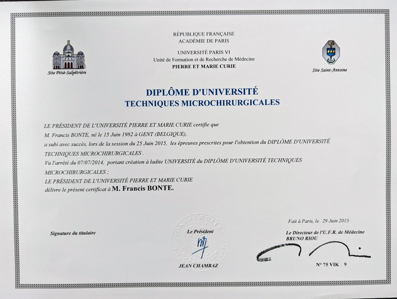 Dr. Francis Bonte | Orthoclinic - Orthopedie Brugge