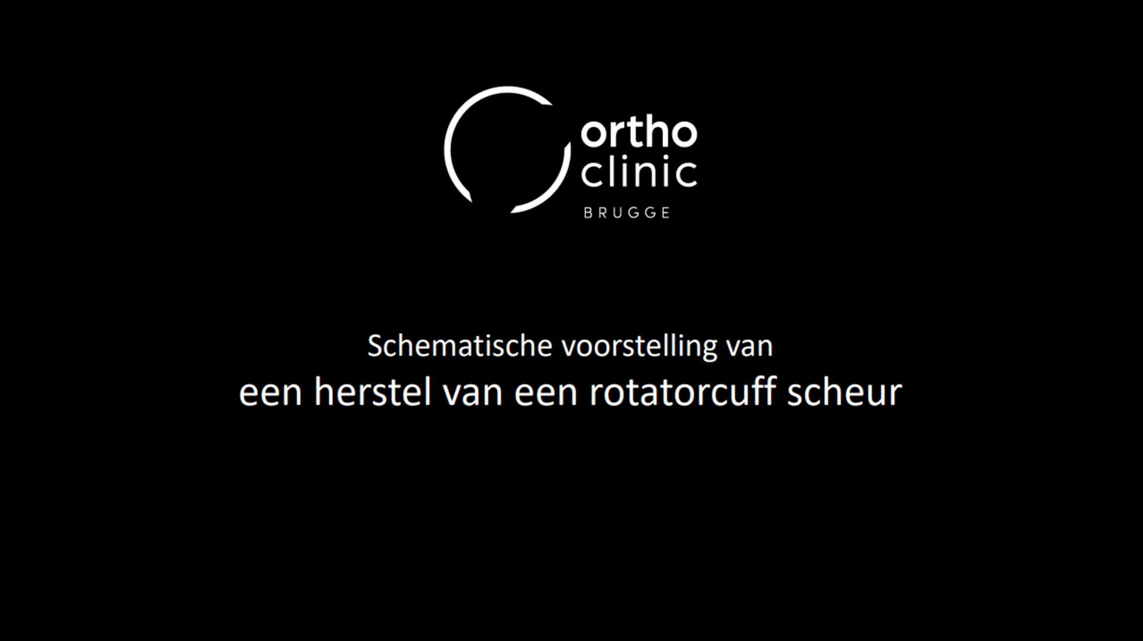 Rotator cuff scheur | Orthoclinic Brugge