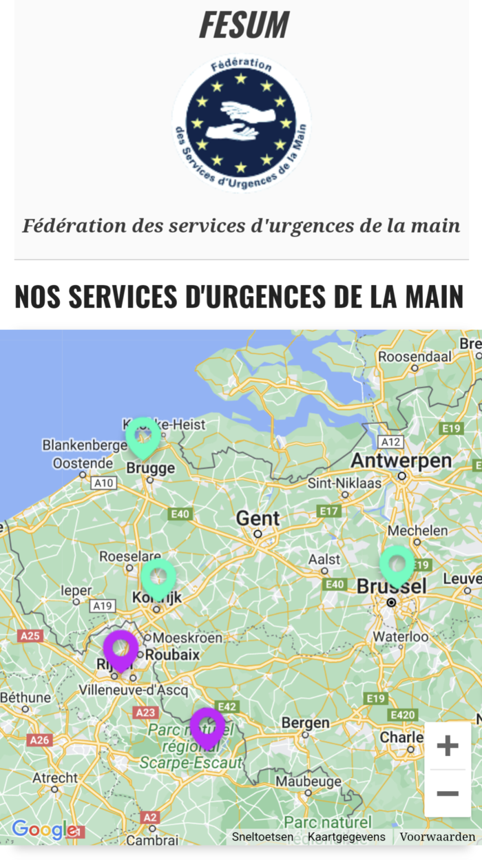 SOS hand | Orthoclinic Brugge
